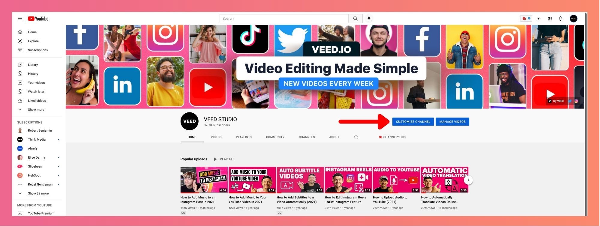 YouTube Banner Size The Best Dimensions And Formats In 2022 2023 